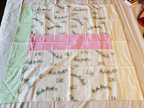 Project Linus Small Baby quilt/ Blanket 31x32" Lightweight Bunnies ...