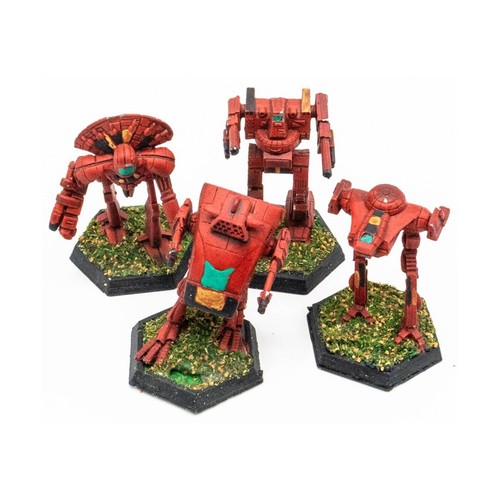 Ral Partha Battletech Mech Mini Capellan Lance Collection #4 (Red ...