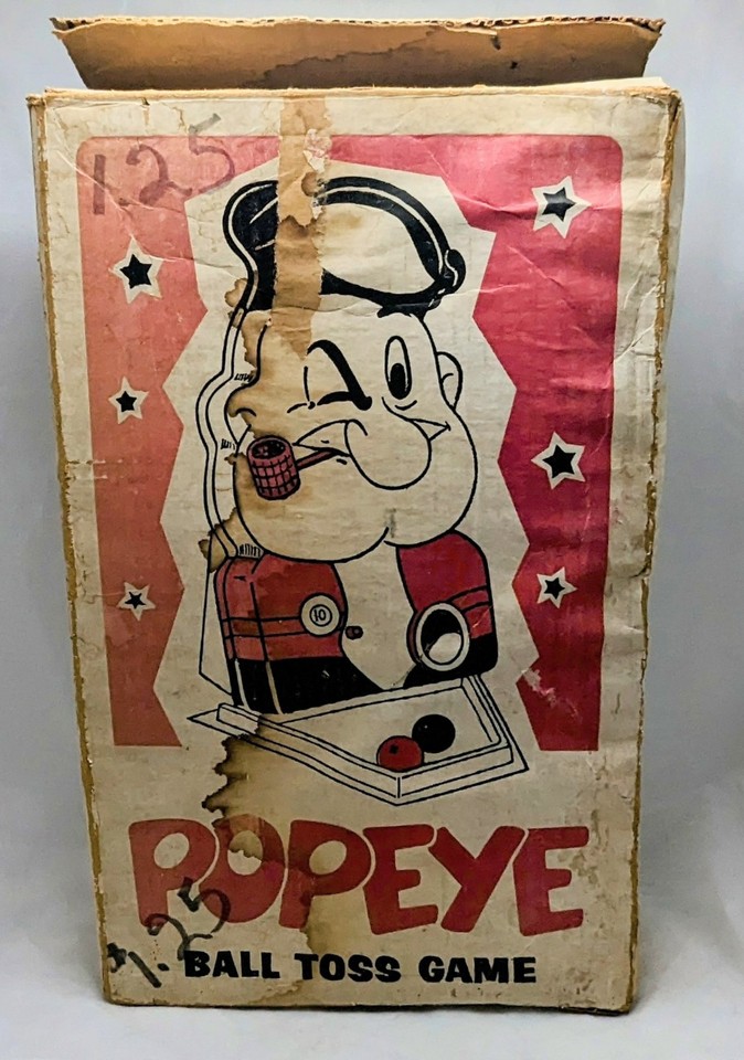 Vintage 1960s Score-A-Matic Popeye The Sailor Ball Toss Game | eBay