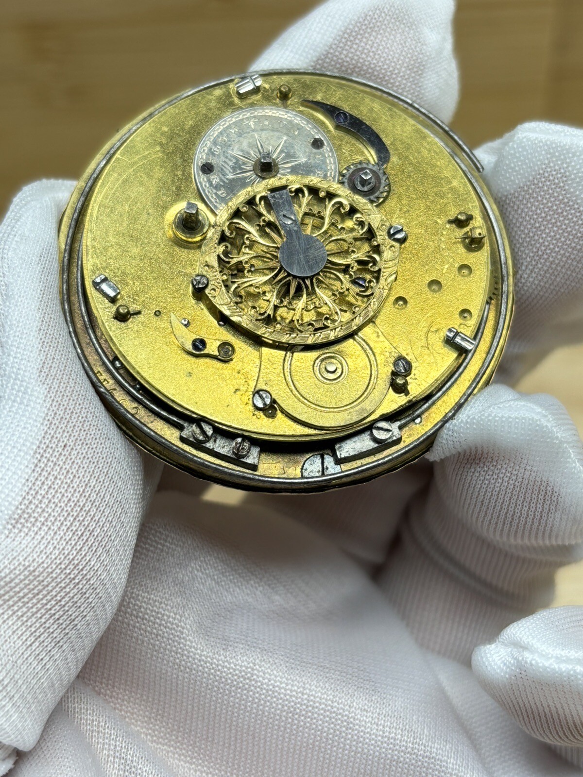 Rare Gorgeous Repeater 1800s Fusee Pocket Watch 20k Gold Dial *D | eBay