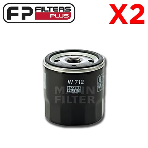 2 X W712 MANN Oil / Breather Filter - B7295, LF4014, P550941 | eBay