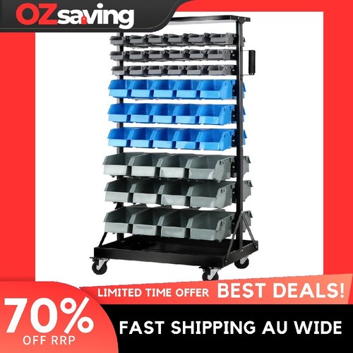 Durable Double Sided Storage Rack Stand with Injection Moulded Bins and ...