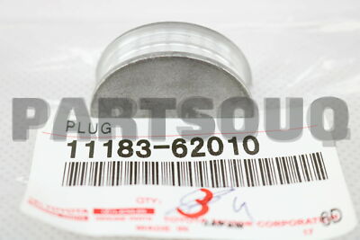 1118362010 Genuine Toyota PLUG, SEMICIRCULAR 11183-62010 | eBay