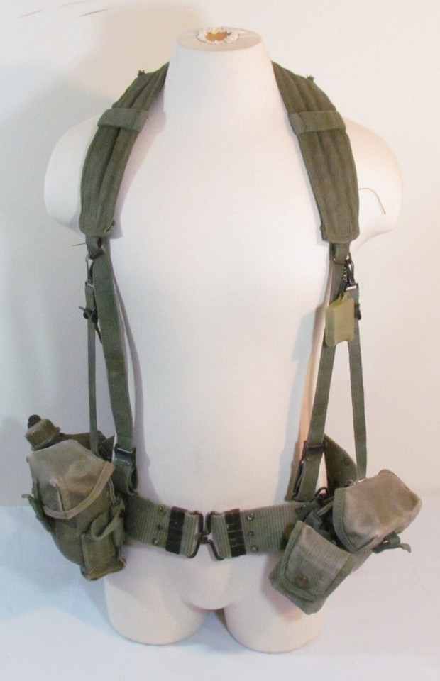 Vintage Vietnam Korea Military M1956 LBE Combat Tactical Gear Authentic ...