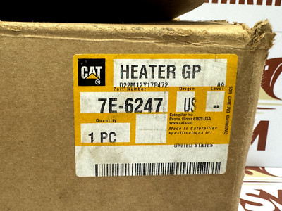 Caterpillar jacket water heater 7E-6247 | eBay