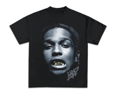 ASAP ROCKY Hip Hop Rap Black Size Small Men Women Unisex A$AP | eBay