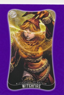 #44 WITCHFIRE 2014 Rittenhouse Marvel Dangerous Divas 2 ANANYM ALPHA ...