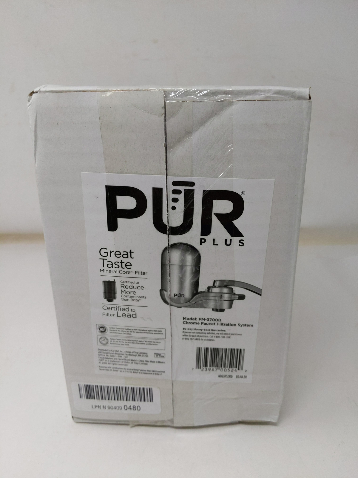 PUR PLUS Faucet Mount Water Filtration System 3-in-1 Lead Reduction ...