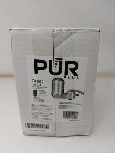 PUR PLUS Faucet Mount Water Filtration System 3-in-1 Lead Reduction ...