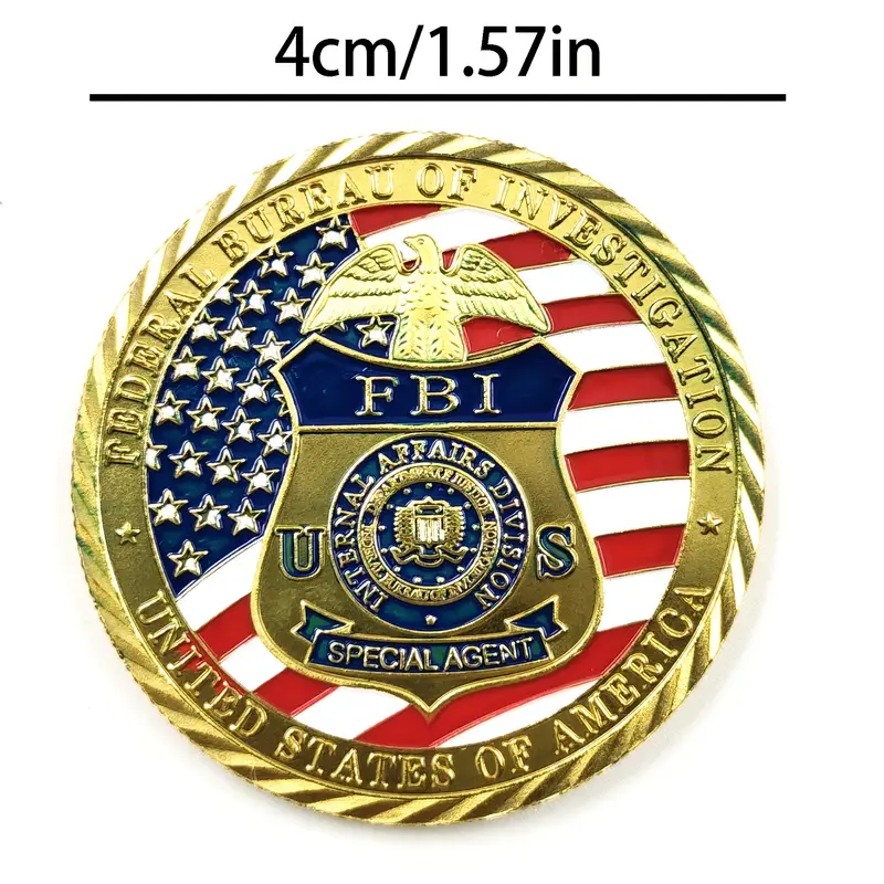 FBI Government Federal Bureau Of Investigation Challenge Coin ...