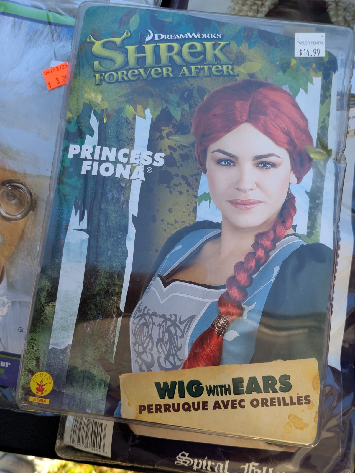Shrek Princess Fiona Wig & Ears Halloween Costume | eBay