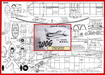 Model Airplane Plans (FF): Vintage WOG 60" OT Class B by Bill Winter ...