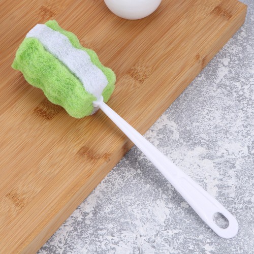 Cup Brush Bottle Cleaning Sponge Glass Sponges Brushes Long Handle | eBay