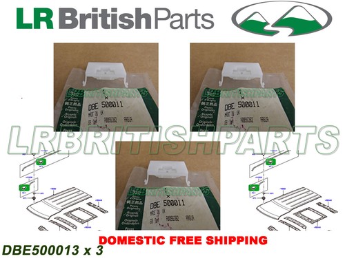 GENUINE LAND ROVER ROOF CLIP RANGE ROVER SPORT 05-13 LR3 LR4 SET OF 3 ...