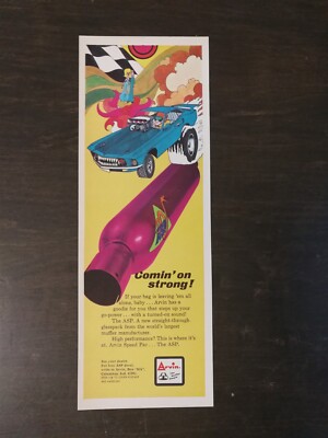 Vintage 1970 Arvin Muffler Original Color Ad | eBay