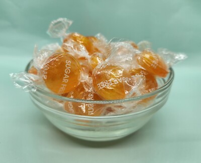 Primrose 2 LB SUGAR FREE Butterscotch Wrapped Hard Candy Buttons Discs ...