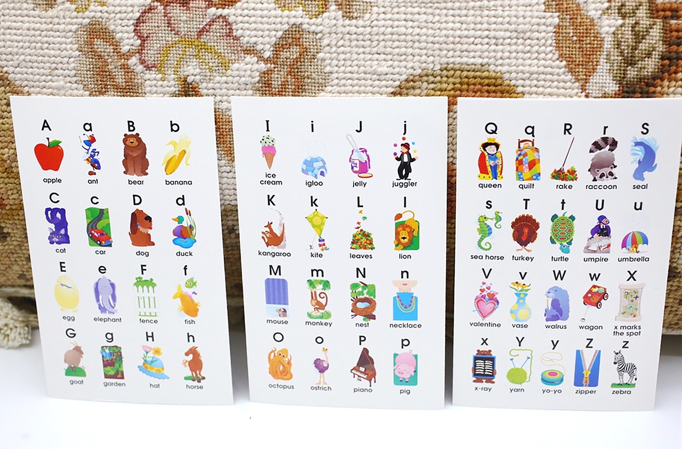 EUC SCHOOL ZONE ALPHABET FLASH CARDS AGES 3 AND UP | eBay