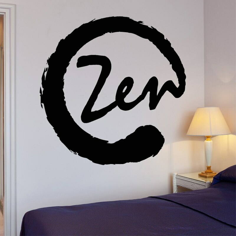 Meditation Circle Wall Sticker Enso Zen Decals Balance Asian ...