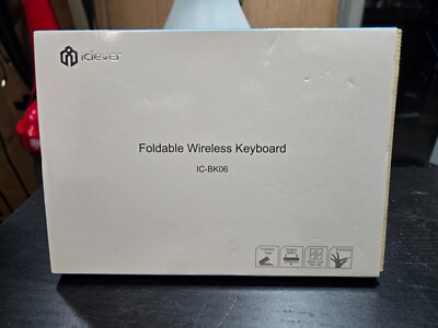 iClever Mini Portable Bluetooth Wireless Keyboard Folding Rechargeable IC-BK06 | eBay