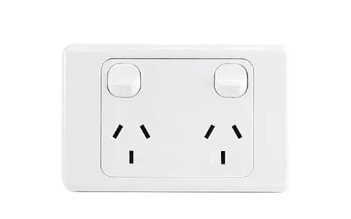 DOUBLE POLE GPO Power Point DGPO 240v Outlet For Caravans, Trailers ...