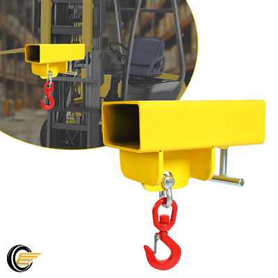 Adjustable Forklift Lifting Hoist Hook Attachment Mobile Forklift Crane ...