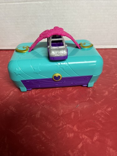 Mattel 2017 Polly Pocket Mini Playset Case Party Stage 2 Dolls Green ...