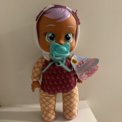 NEW Cry Babies Tiny Cuddles 9” Baby Doll, Frozen Fruitti Grace ...