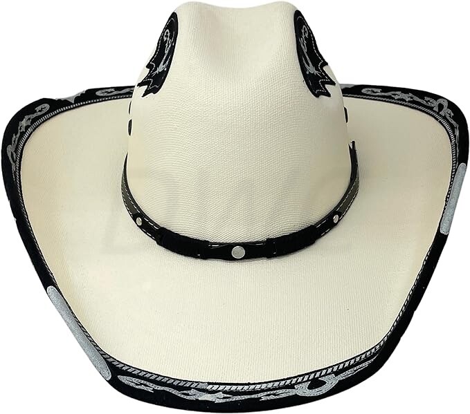 Mexican Vaquero Cowboy Western Hat Tejana Sombrero Texana Sinaloa Cream ...