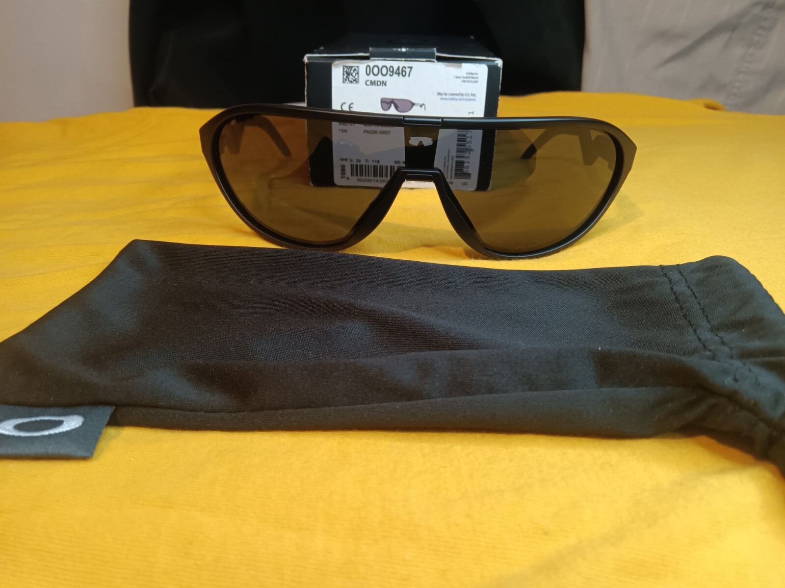 Oakley CMDN Sunglasses Matte Black With Prizm GreyLen… - Gem