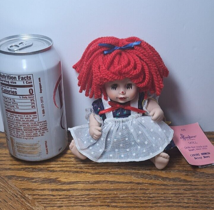 Raggedy Ann Looking Miniature Doll | eBay
