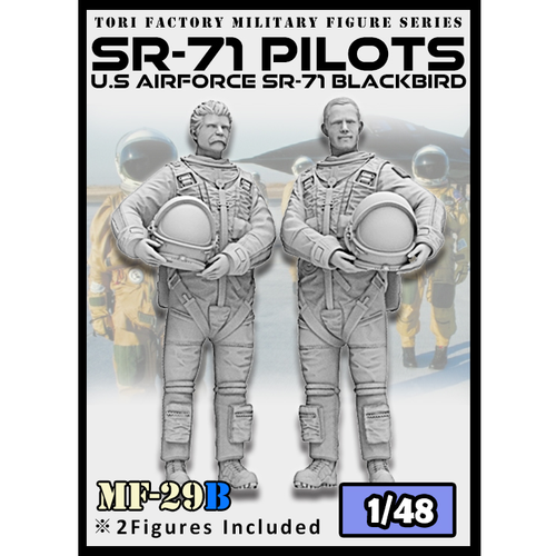 Tori Factory 1/48 US Air force SR-71 Pilots Set Resin Figure Model Kit ...
