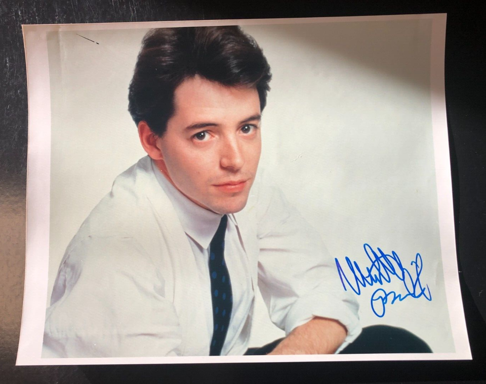 Actor Matthew Broderick Ferris Bueller's Day Off Signed Autographed ...