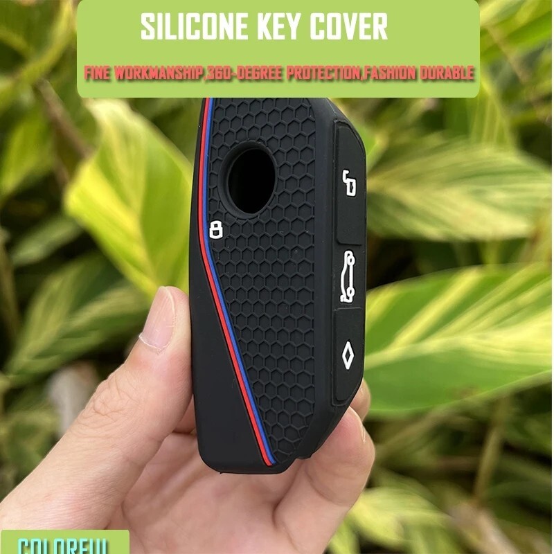Fit BMW X5 I5 740 760 X7 X1 IX 4 Button Remote Smart Key Fob Silicone ...