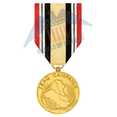 Iraq Campaign Medal Anodized Full Size Long Drape For Marine Corps ...