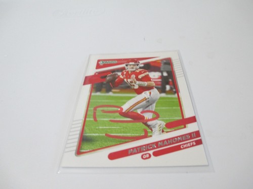 2021 Panini Donruss Patrick Mahomes Kansas City Chiefs Autographed ...