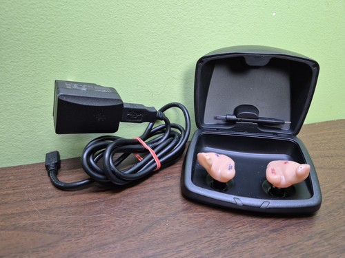 STARKEY Hearing Aids Tested And Working With Charging Case Read | eBay