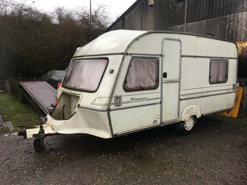 Old Single Axle Touring Caravan - Storage - Shed | eBay UK