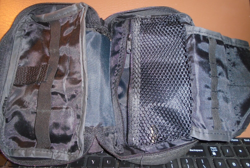 Samsonite BLACK Hanging Toiletry Travel Bag Case w/ Zipper - Dopp Kit ...