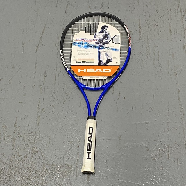 HEAD TI Conquest Tennis Racquets 4 3/8 - 3 Nano Titanium Racket for ...