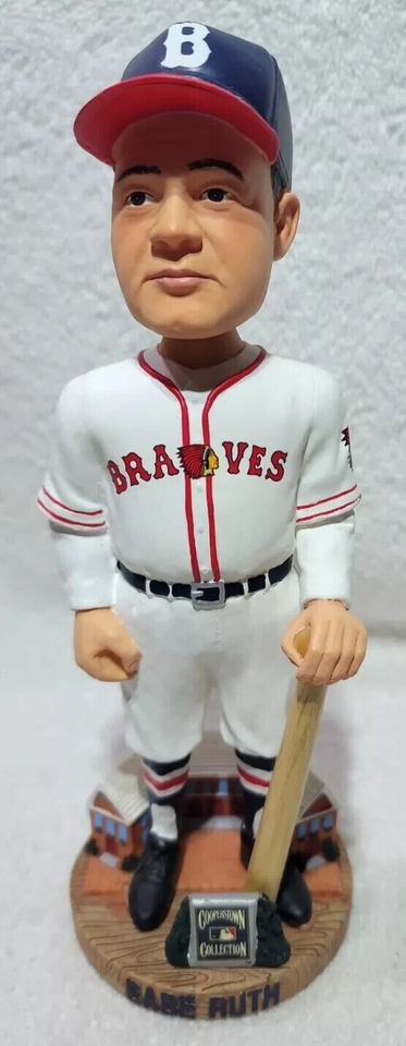 BABE RUTH BOSTON BRAVES 2003 FOREVER LEGENDS OF THE PARK BOBBLEHEAD ...