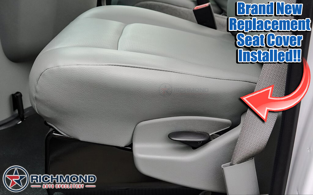 2010 2011 Ford E350 E450 Van-Driver Side Bottom PERFORATED Vinyl Seat ...