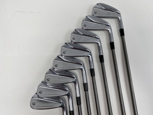 TaylorMade P790 2021 Iron Set 4-PW+AW AeroTech SteelFiber i95 Stiff ...