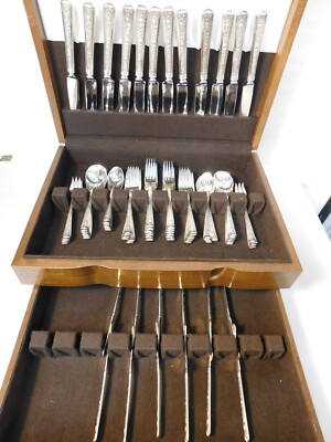 Windsor Rose Watson Sterling Silver Flatware Service for 12 Plus 80 Pcs ...