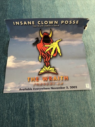 ICP Wraith Shangri La PROMO 12x12 FLAT Flyer Insane Clown Posse Twiztid ...