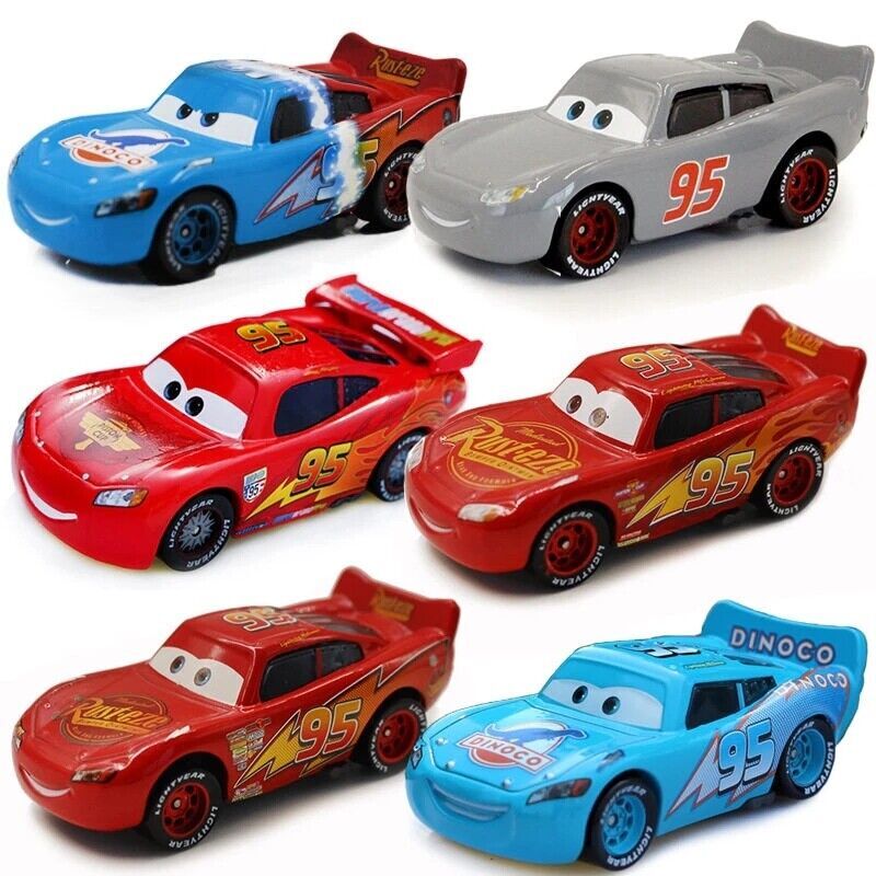 *Buy 3=1Free Disney Pixar Cars Metal Lightning McQueen Model Toy Car ...
