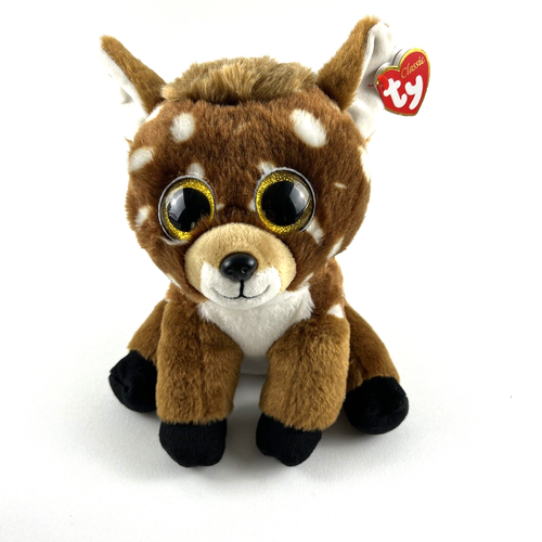 TY Beanie Babies Plush 10" Buckley White Tail Spotted Deer Stuffed ...