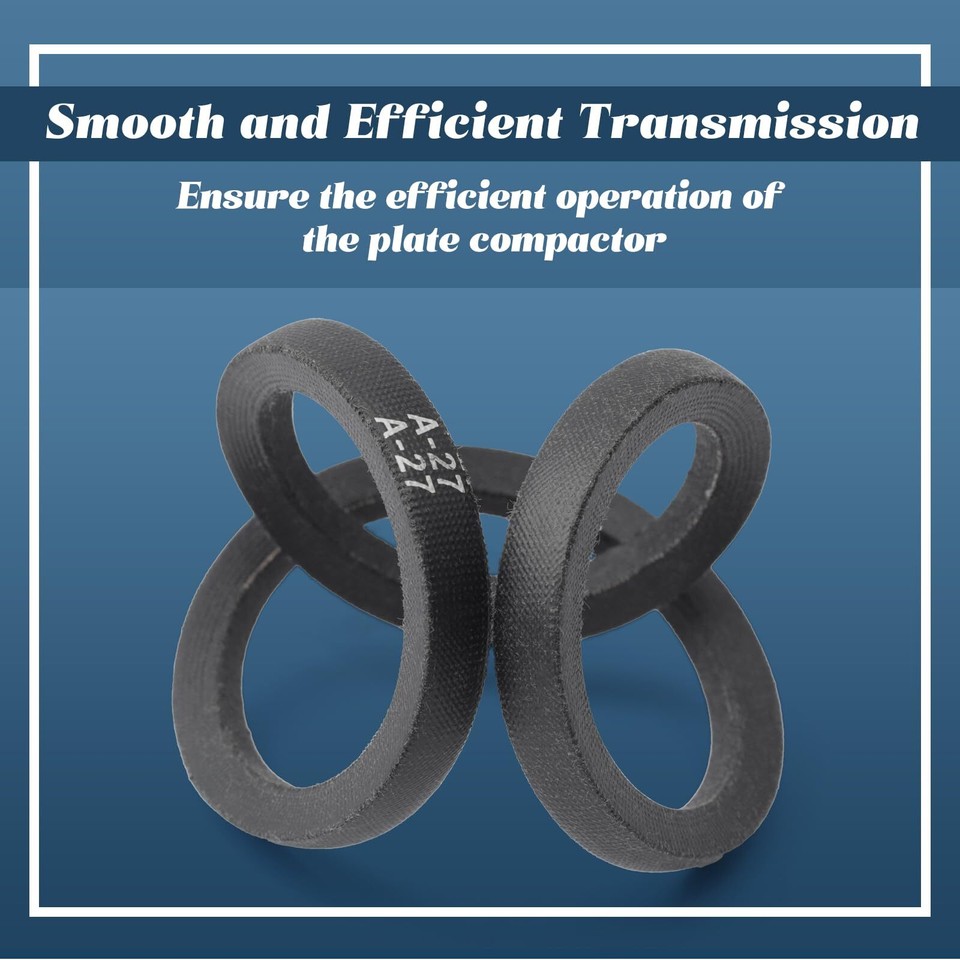 V-Belt A27 Drive Belt Replacement for Wacker Neuson WP1550 WP1540 Old ...