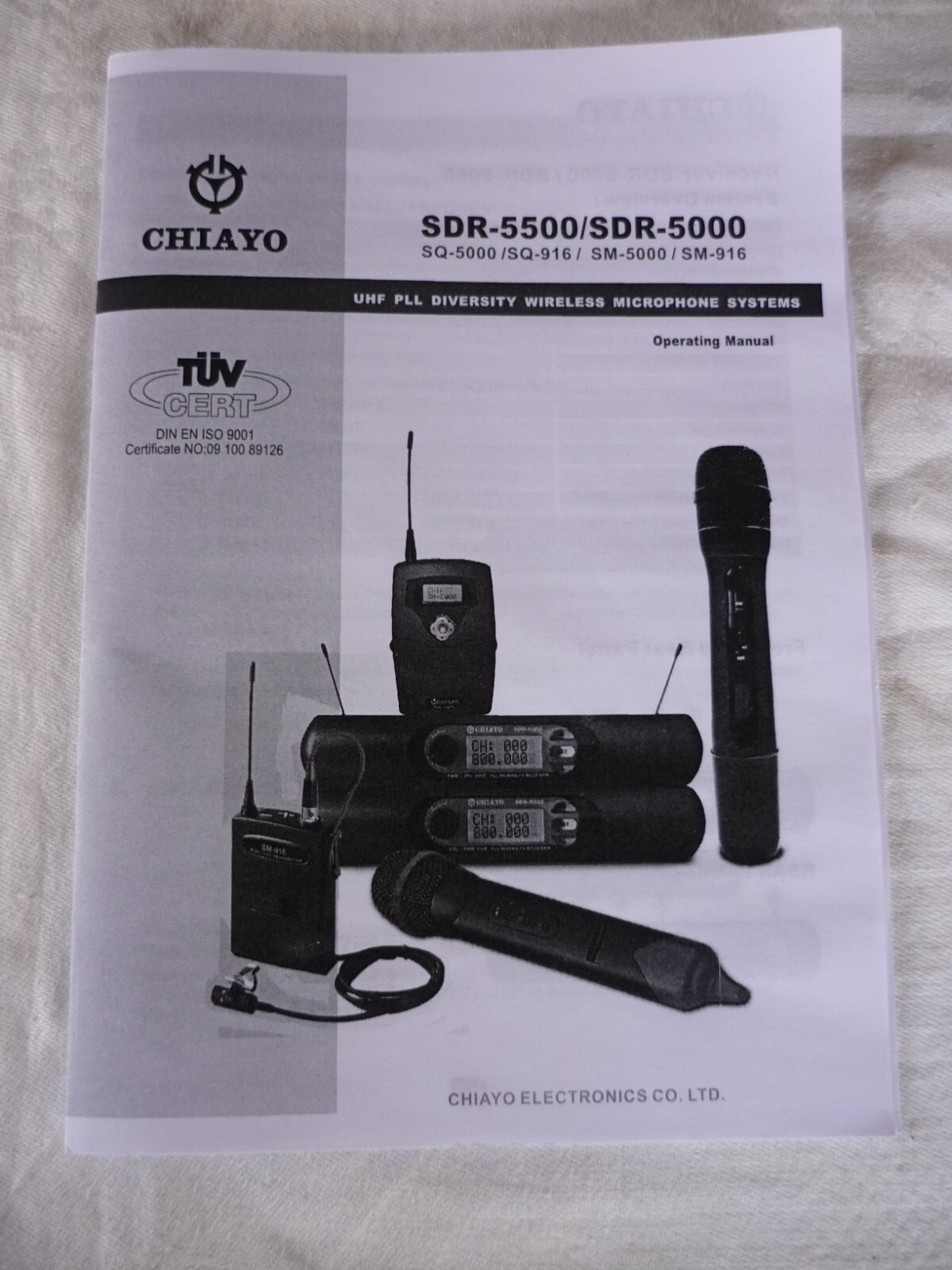 Chiayo Wireless Microphone Receiver SDR-5000 - 750MHZ | eBay Australia