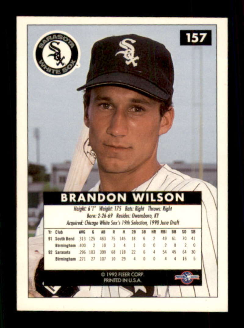 1992 Fleer Excel Minor #157 Brandon Wilson AUTOGRAPHED!!!! 242996 | eBay