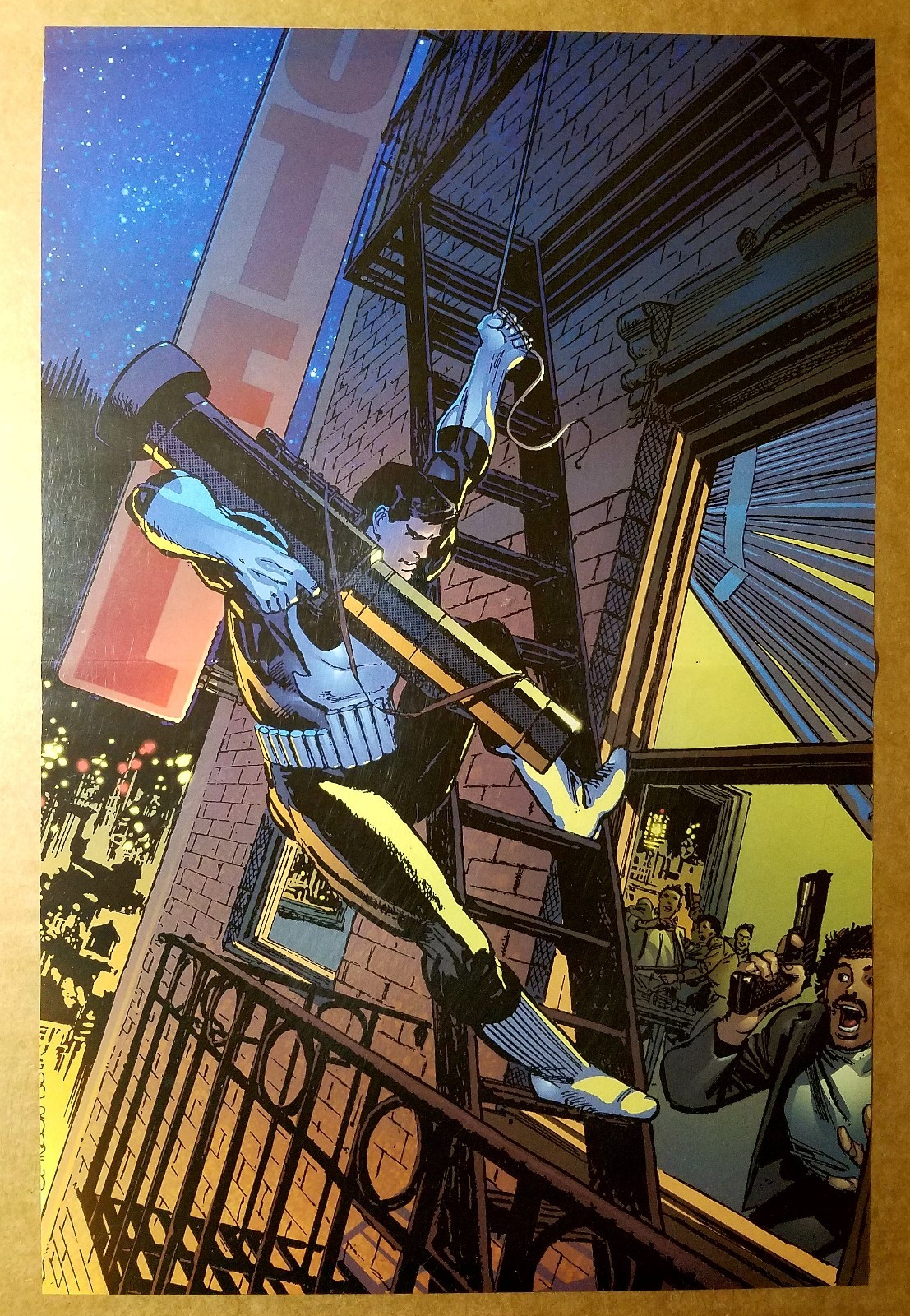The Punisher Bazooka Rocket Launcher Marvel Comics Poster by Klaus Janson | eBay